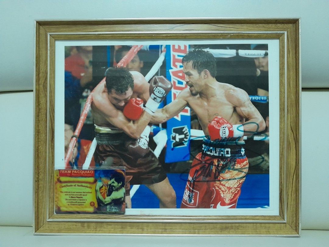 Manny Pacquiao Autograph, Hobbies & Toys, Memorabilia & Collectibles ...