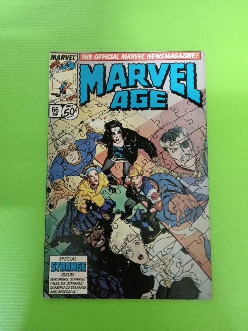 Marvel Age #66 ( John Bolton - Cover Art ) Marvel Copper Age Issue ...