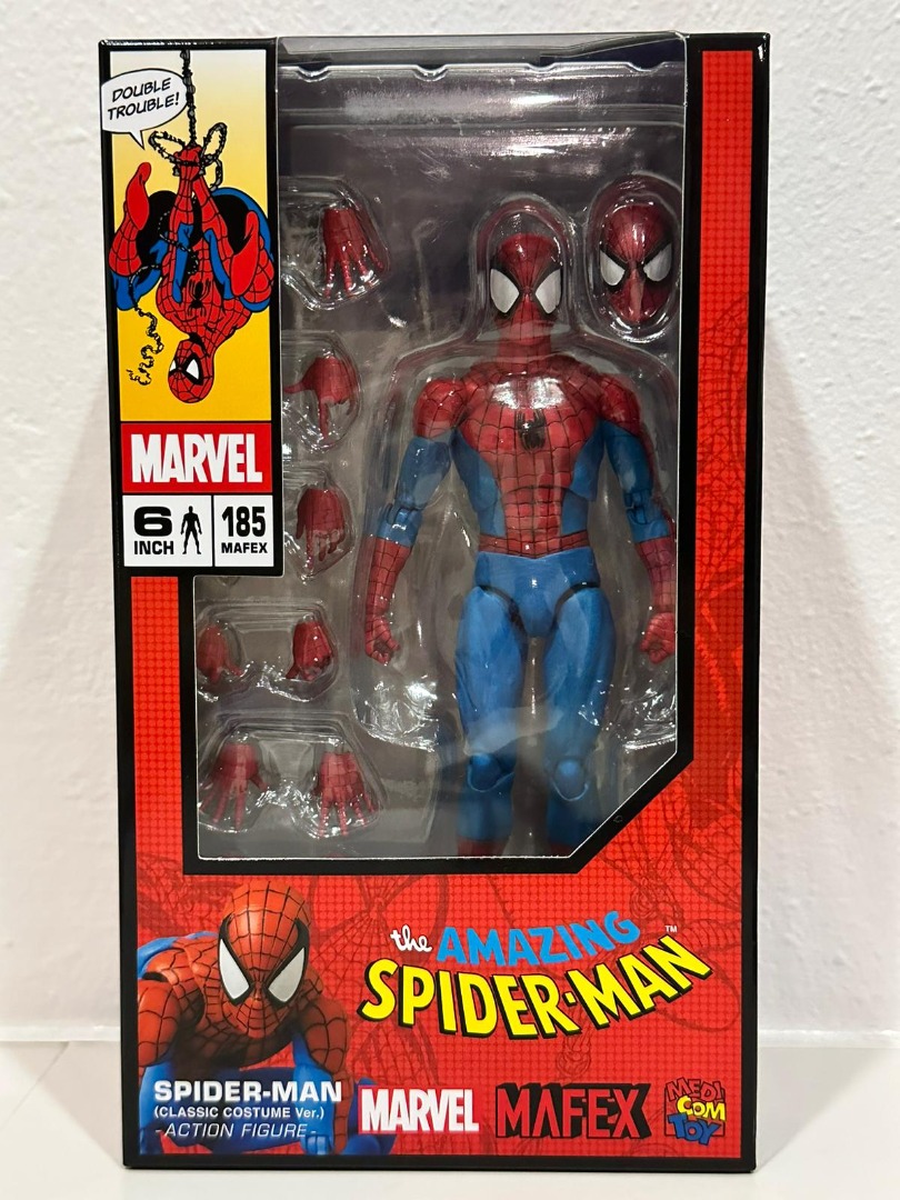 Marvel MAFEX No.185 Spider-Man (Classic Costume Ver.) MISB, Hobbies & Toys, Toys & Games on ...