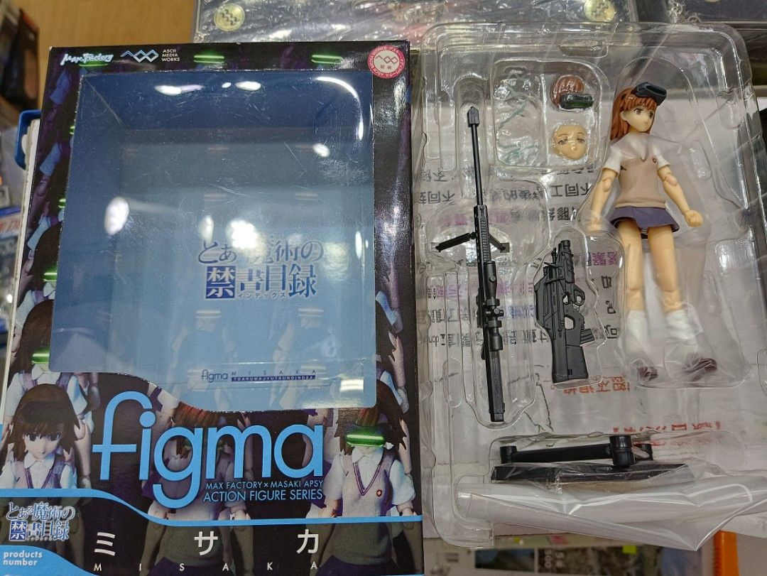 max factory 魔法禁書目錄 Figma SP 020 Misaka, 興趣及遊戲, 玩具 & 遊戲類 - Carousell