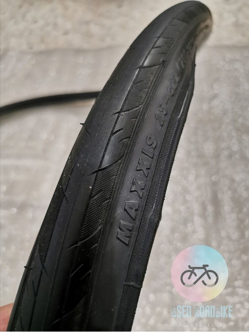 Maxxis Detonator Road Bike Tayar 700 x 25c (99 % New), Sports Equipment ...