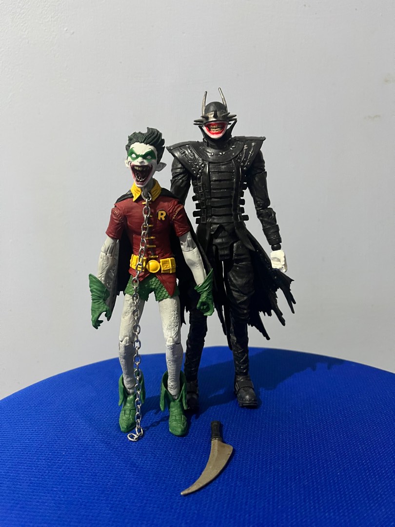 Mcfarlane toys dc multiverse the Batman who laughs & crow robin action ...