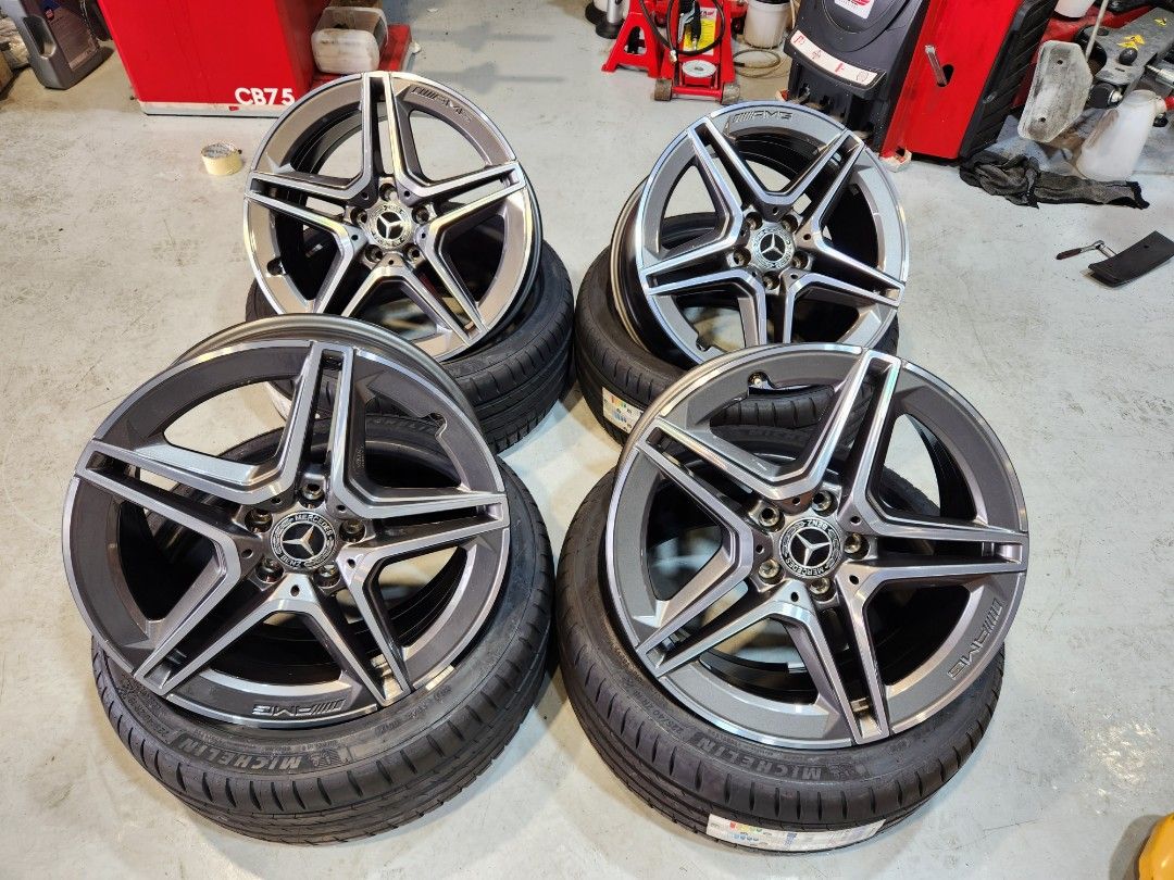Mercedes-Benz W117 CLA180 Change to AMG 18inch 5-double spoke Wheels ...