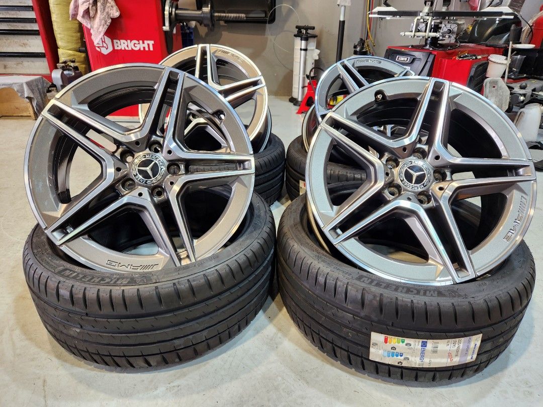 Mercedes-Benz W117 CLA180 Change to AMG 18inch 5-double spoke Wheels ...