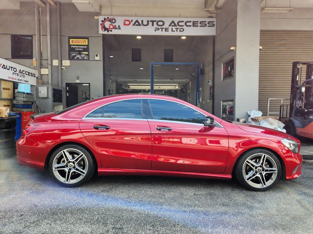 Mercedes-Benz W117 CLA180 Change to AMG 18inch 5-double spoke Wheels ...