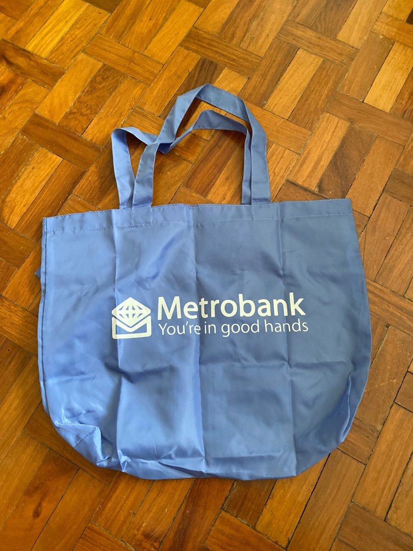 Metrobank eco bag blue 2023 reusable eco bag for shopping, Women's ...