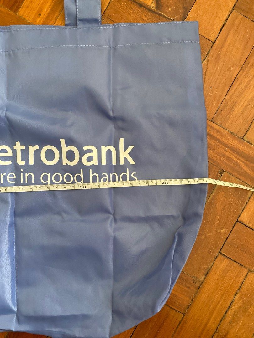 Metrobank eco bag blue 2023 reusable eco bag for shopping, Women's ...