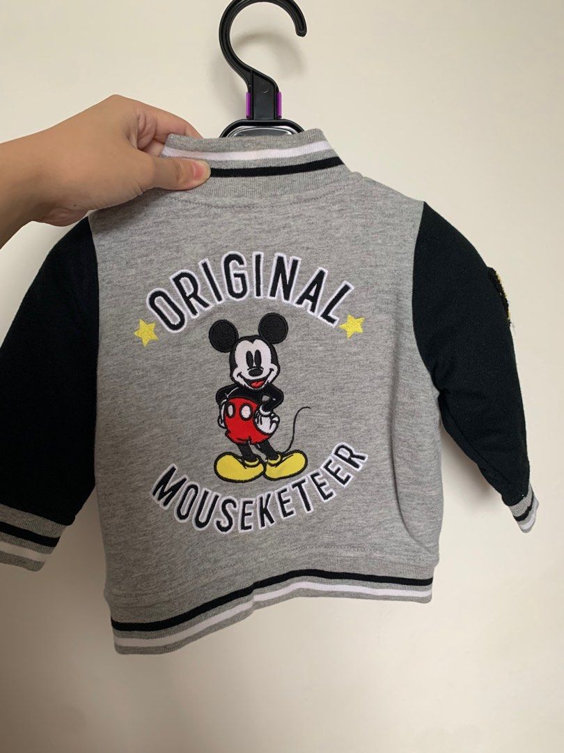 Mickey Mouse varsity jacket AUTHENTIC DISNEY!, Bayi & Anak, Baju Anak ...