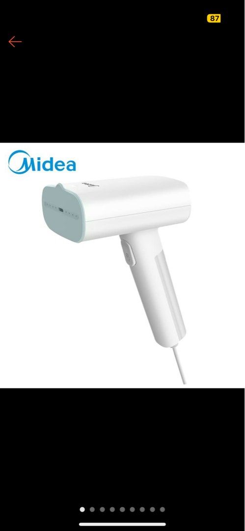 Midea handheld iron, TV & Home Appliances, Irons & Steamers on Carousell