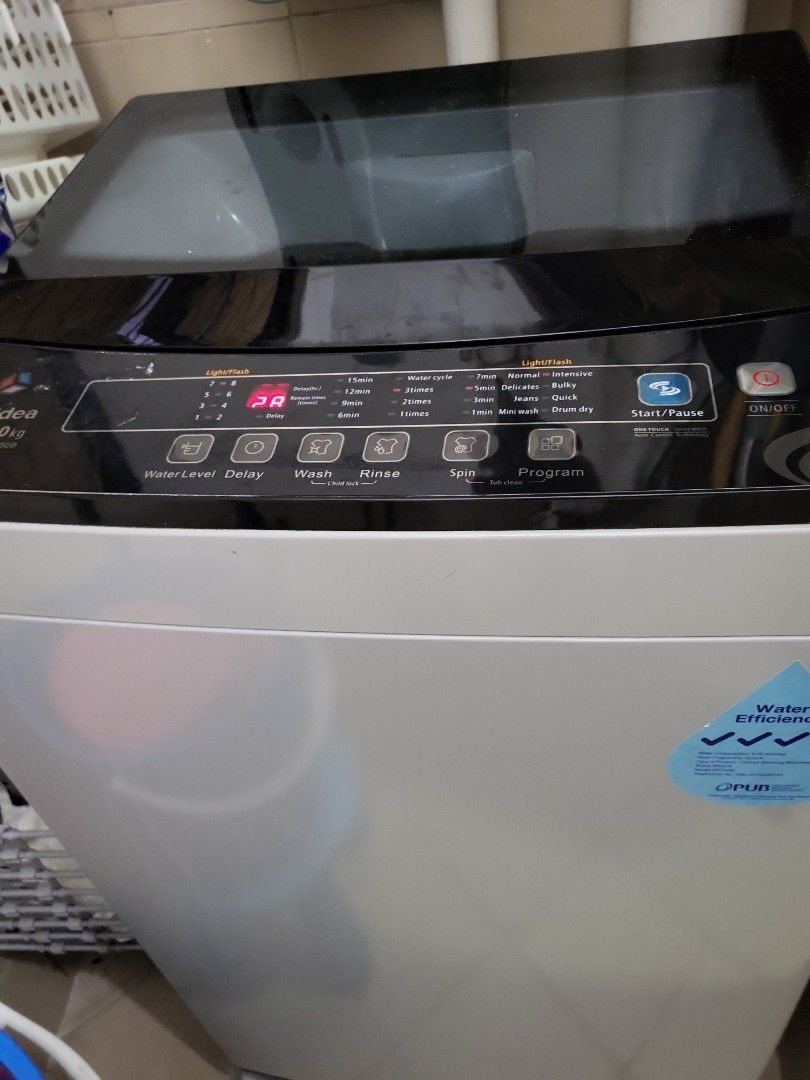 Midea top load washer 7.0kg, TV & Home Appliances, Washing Machines and Dryers on Carousell
