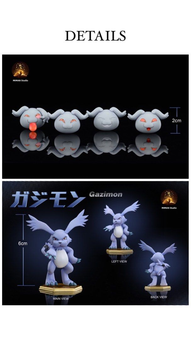 MIMAN Studio - Digimon Series - 023 Death Meramon, 024 Gazimon ...