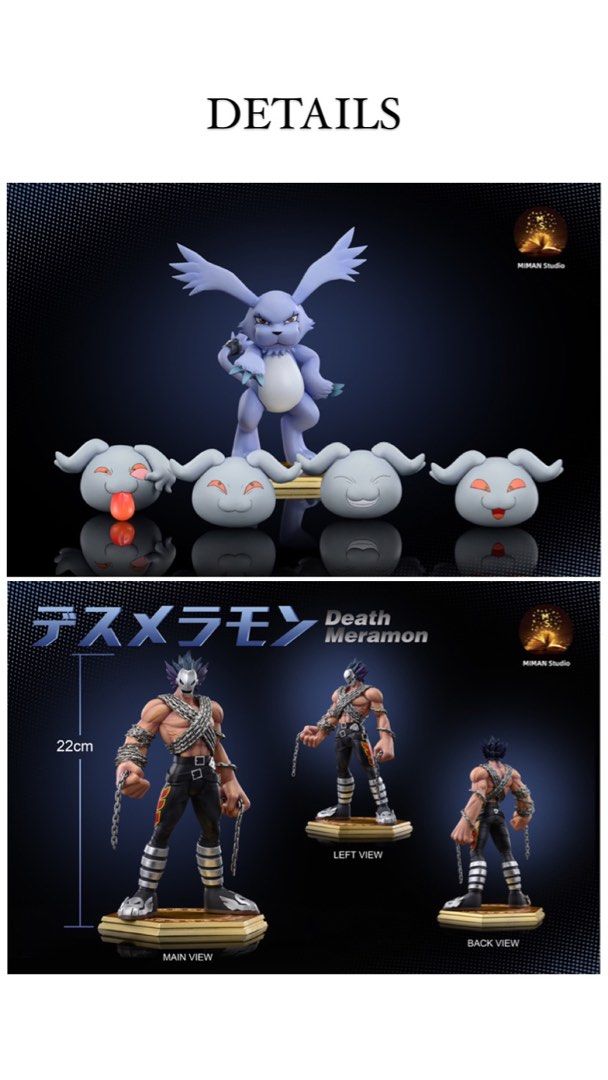 MIMAN Studio - Digimon Series - 023 Death Meramon, 024 Gazimon ...