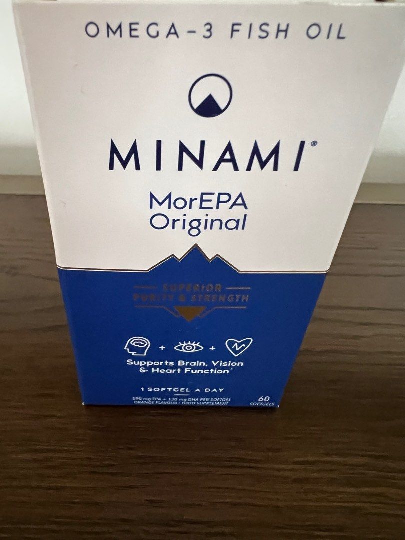 MINAMI nutrition MOREPA Original omega- 3 fish oil, Health & Nutrition ...