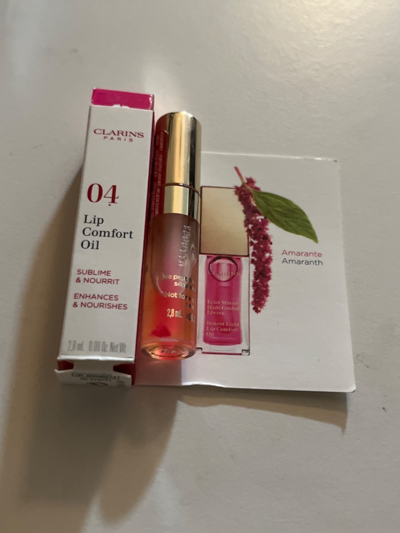 mini clarins lip oil, Beauty & Personal Care, Face, Makeup on Carousell