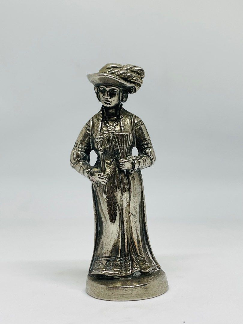 Miniature metallic/pewter Victorian Woman, Hobbies & Toys, Memorabilia ...