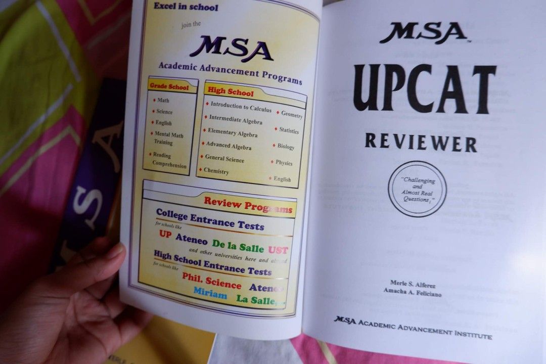 MSA UPCAT REVIEWER, Hobbies & Toys, Books & Magazines, Textbooks on ...