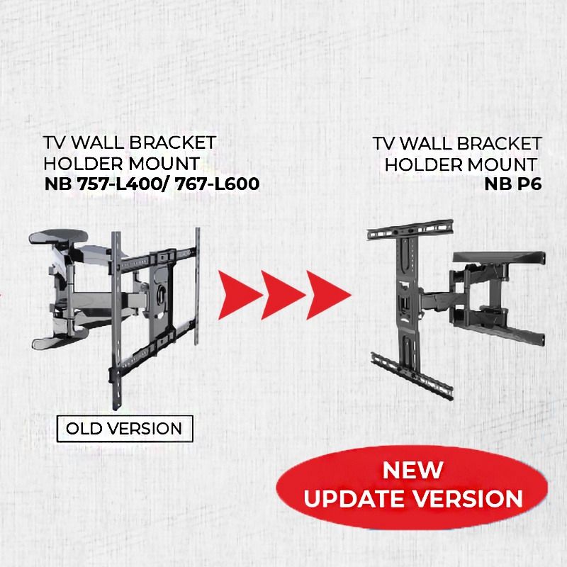 NB North Bayou P4 (32''- 55'') & P6 (45"- 75") inch Full Motion ...