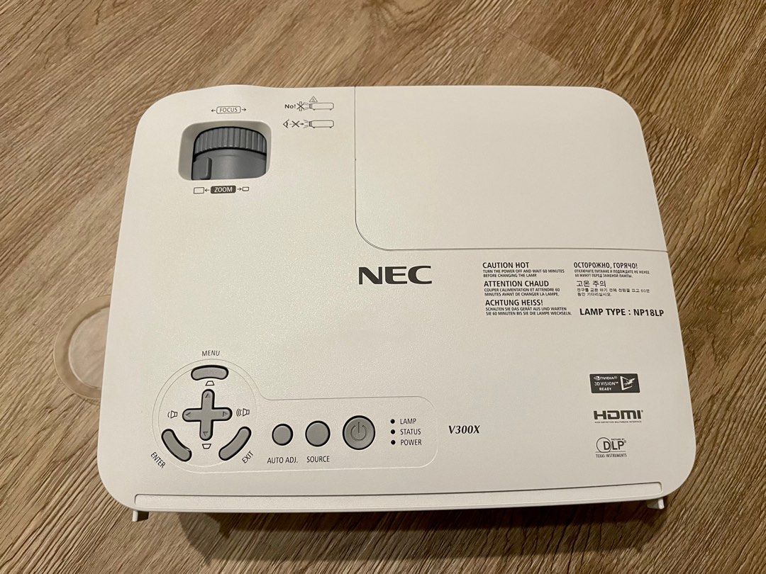 NEC V300X Projector (DLP, 3D, SPEAKER), TV & Home Appliances, TV ...