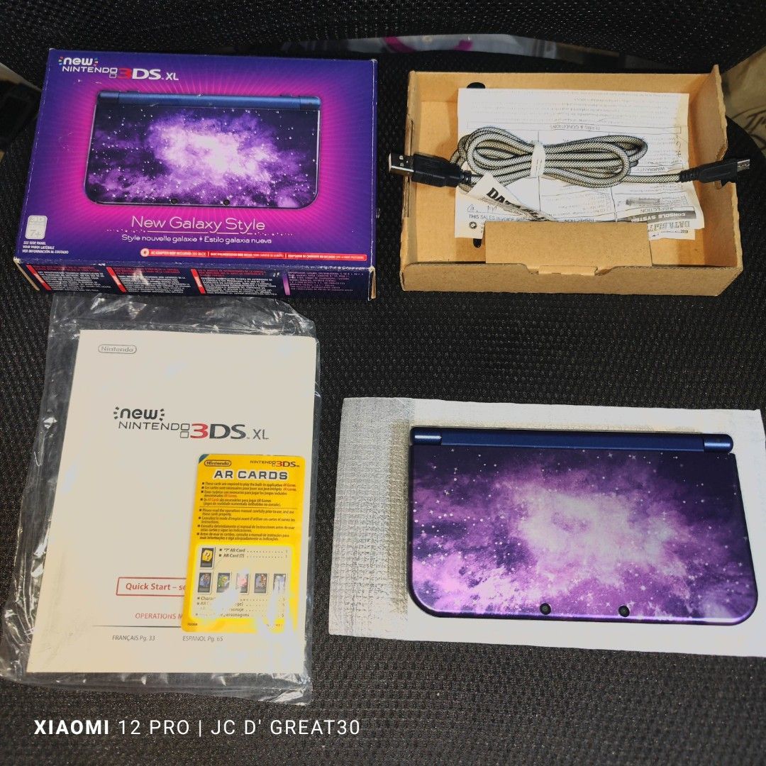 New 3ds xl galaxy edition Brandnew condition, Video Gaming, Video Game ...