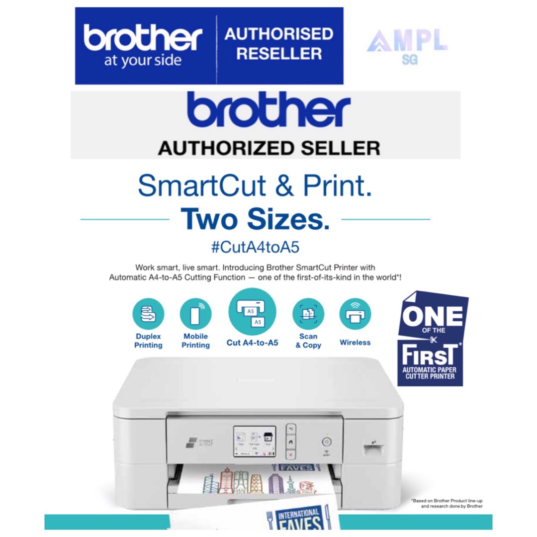 NEW Launch Brother DCP-J1700DW Print | Scan | Copy | Wireless | 3 Year ...