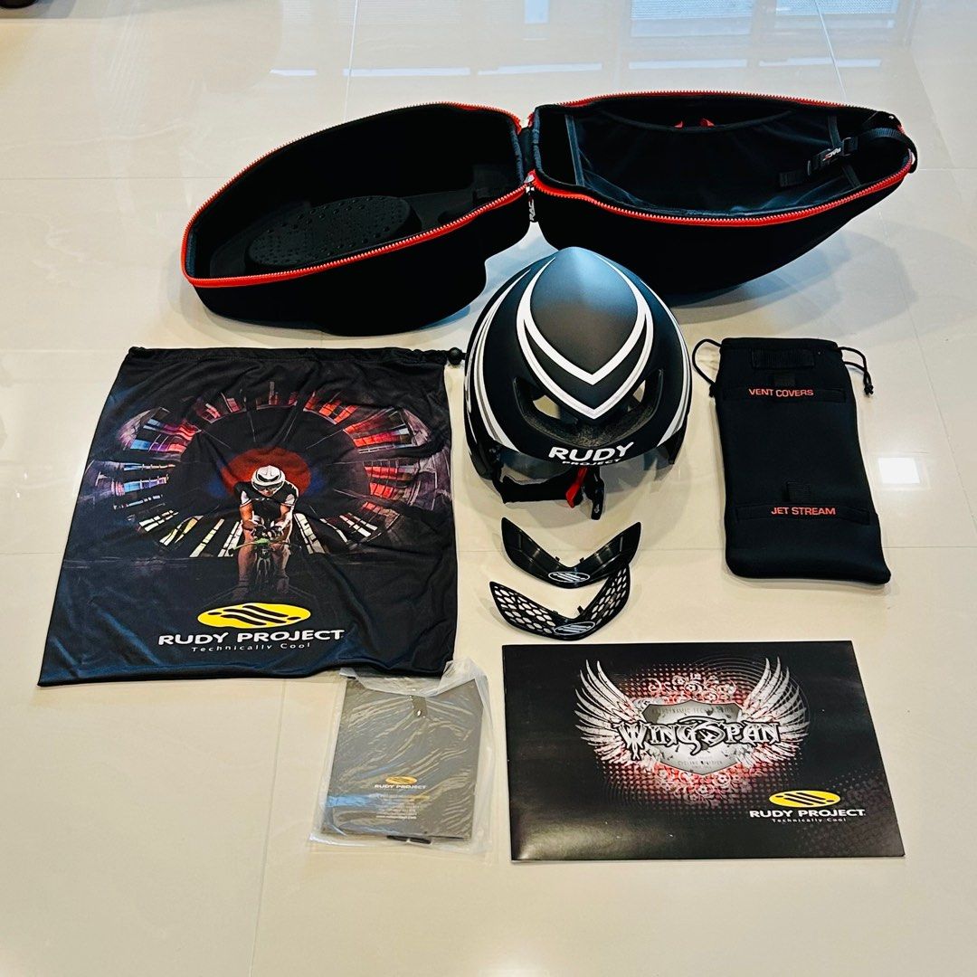 New Rudy Project Wingspan aero helmet, Sports Equipment, Bicycles ...