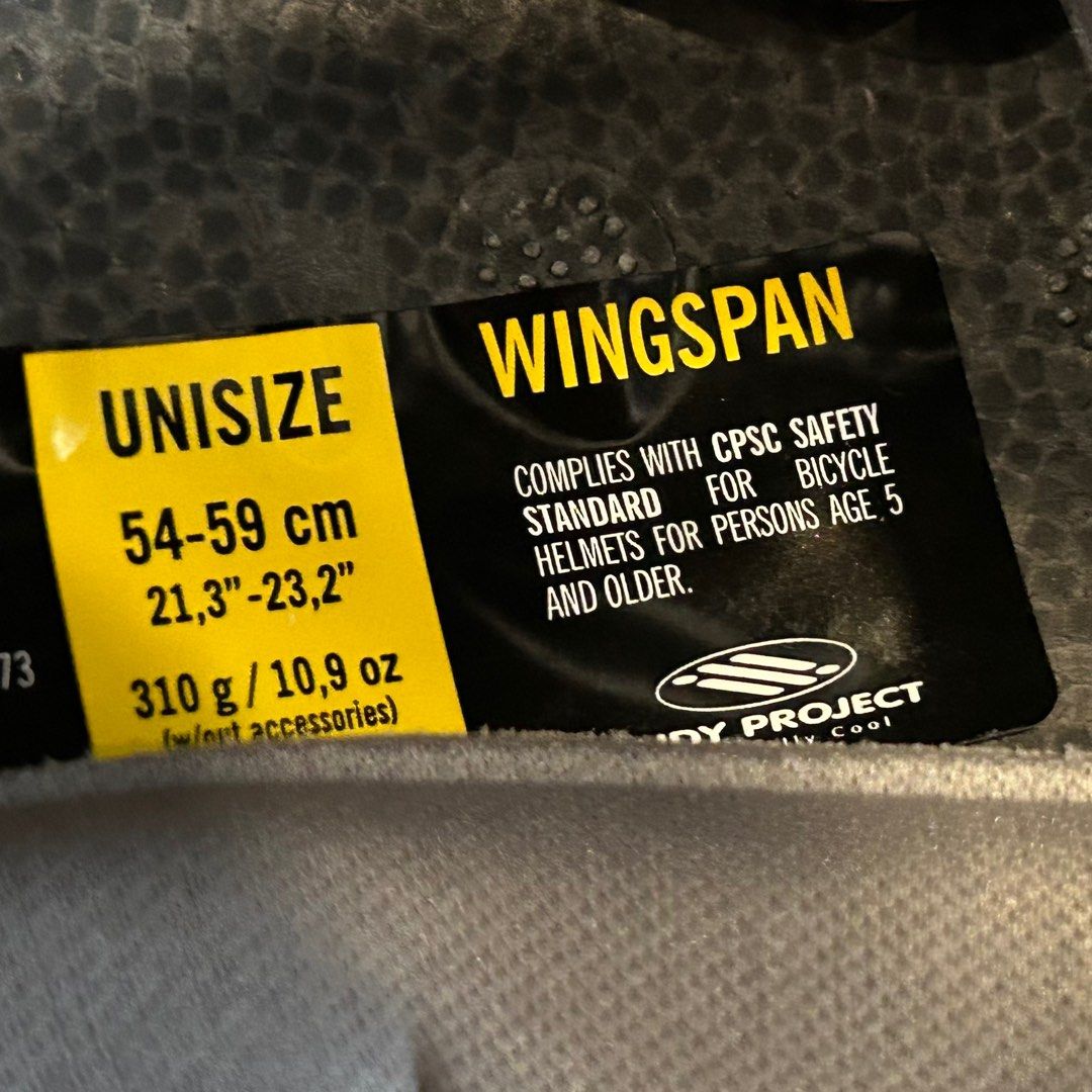 New Rudy Project Wingspan aero helmet, Sports Equipment, Bicycles ...