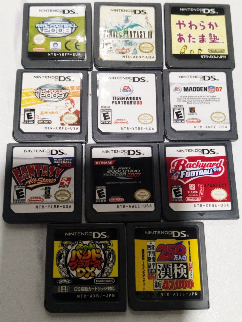 Original Nintendo DS games Bundle, Video Gaming, Video Games, Nintendo ...