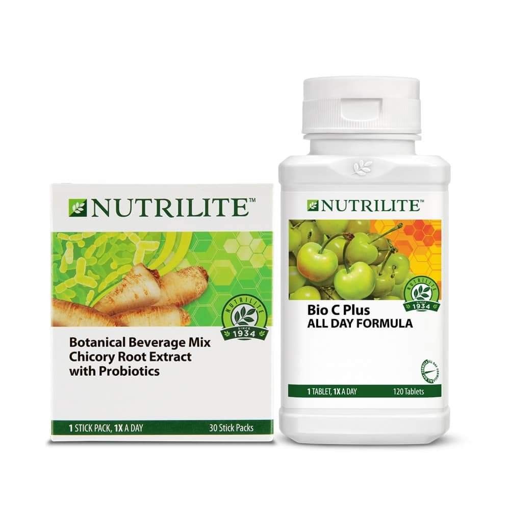 Nutrilite Probiotic with Chicory Extract, Health & Nutrition, Health ...