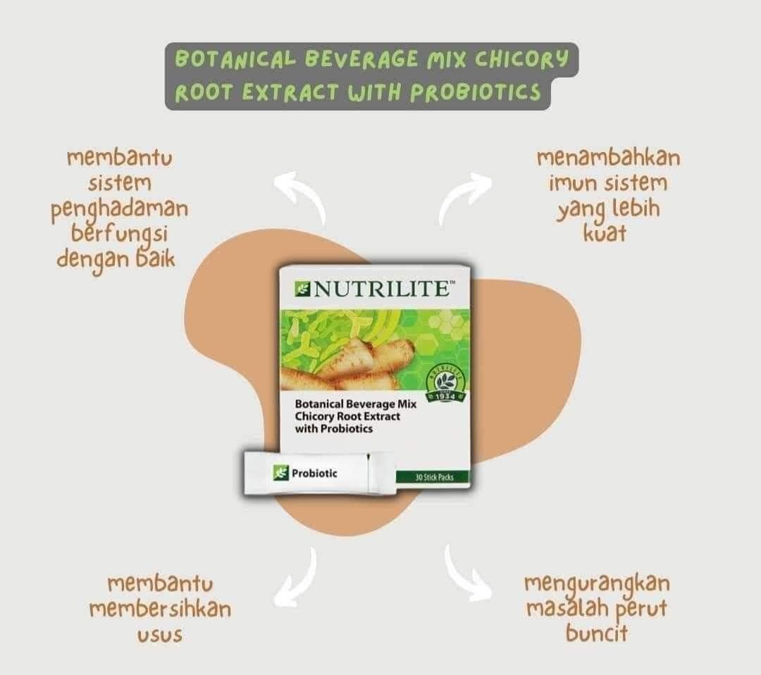Nutrilite Probiotic with Chicory Extract, Health & Nutrition, Health Supplements, Health Food ...