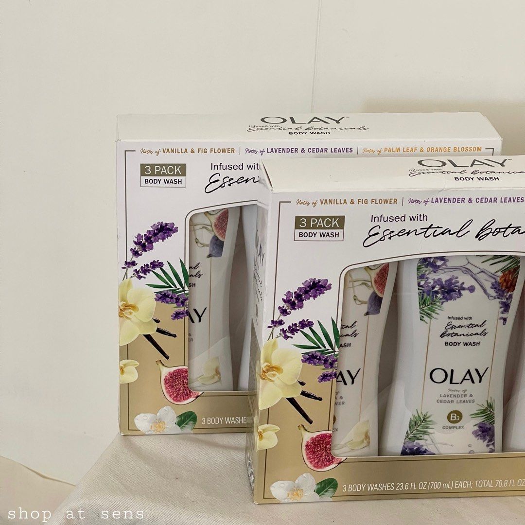 OLAY Body Wash Infused with Essential Botanicals & B3 Complex 700ml ...