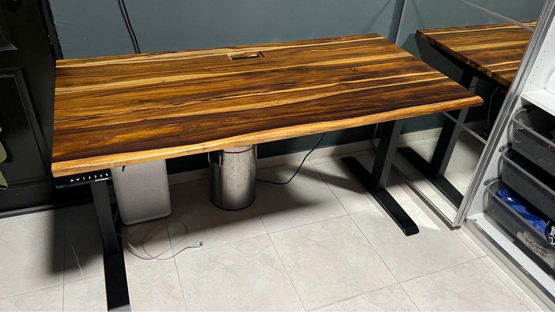 Omnidesk Ascent Wildwood: Pheasantwood, Furniture & Home Living ...