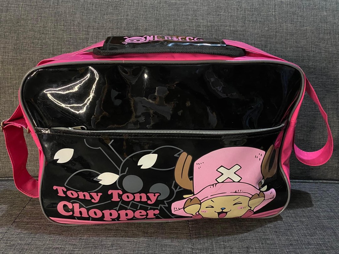 One Piece Tony Tony Chopper Patent Messenger bag, Women's Fashion, Bags ...