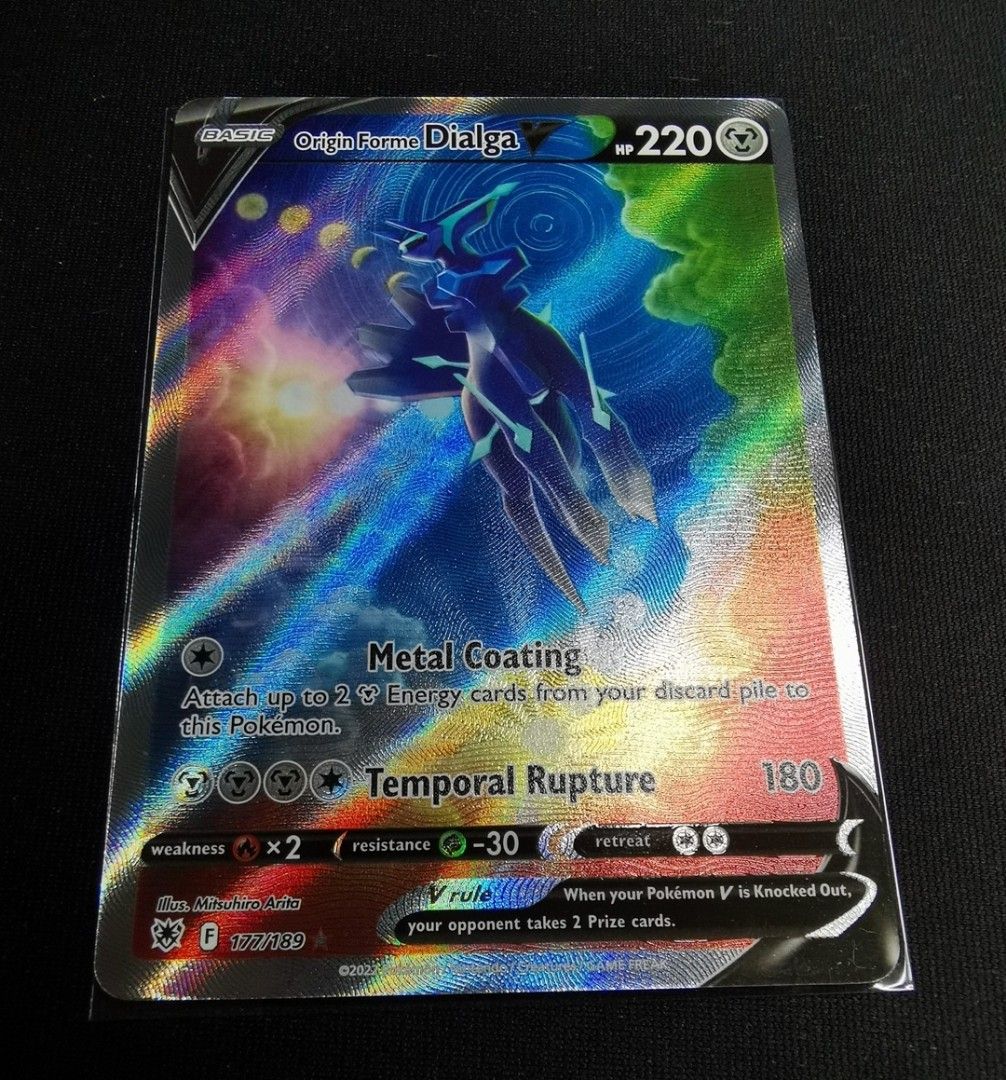 Origin Forme Dialga V - 177/189 - Alternate Art Ultra Rare, Hobbies ...