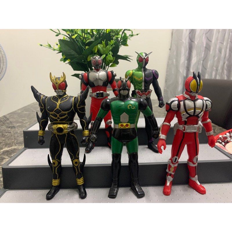 Original Bandai Kamen Rider Kuuga ultimate Black RX Faiz final form W ...