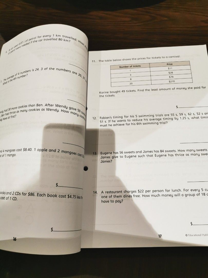 P6 Math Modular Worksheets Assessment book, Hobbies & Toys, Books ...