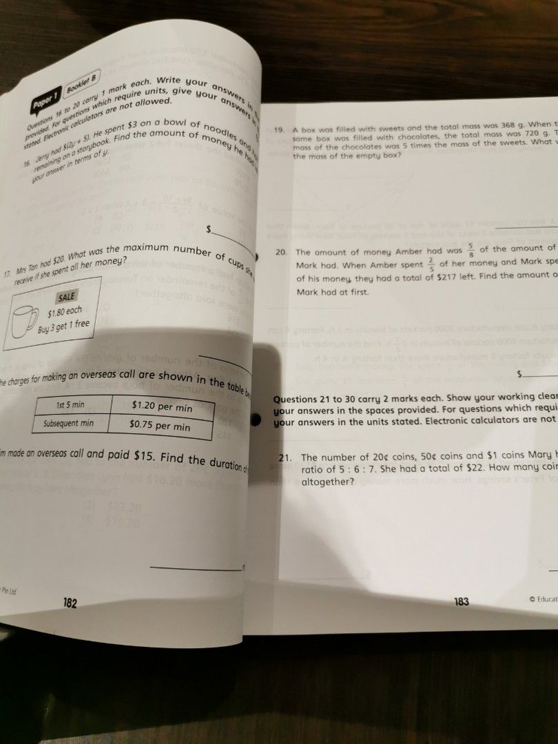 P6 Math Modular Worksheets Assessment book, Hobbies & Toys, Books ...