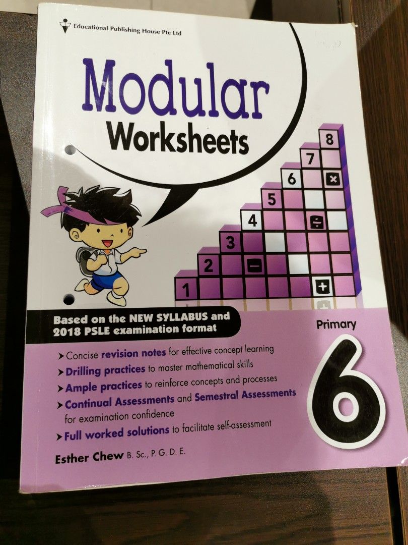 P6 Math Modular Worksheets Assessment book, Hobbies & Toys, Books ...