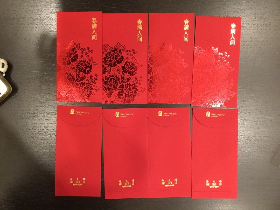Pan Pacific Red Packet set of 8 pcs, Hobbies & Toys, Stationery & Craft ...