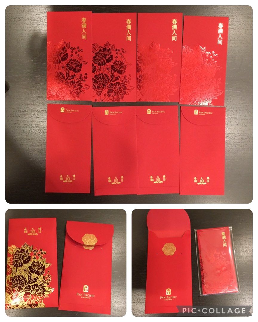 Pan Pacific Red Packet set of 8 pcs, Hobbies & Toys, Stationery & Craft ...