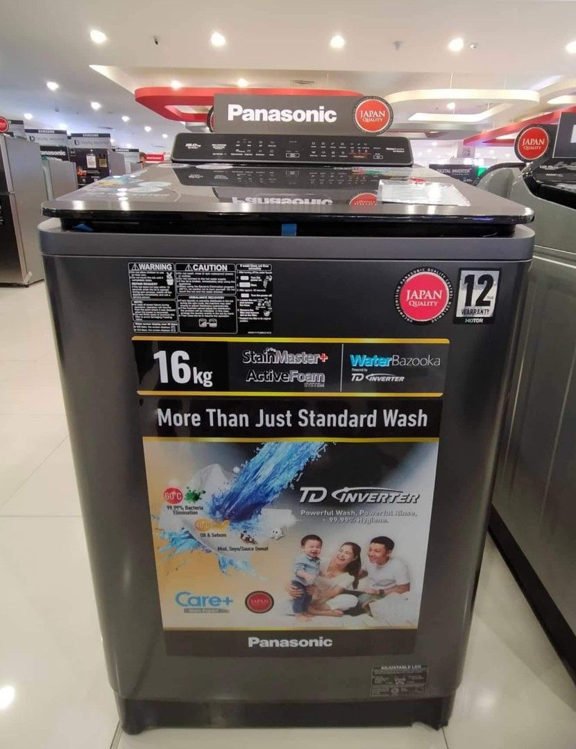 PANASONIC TOP LOAD INVERTER WASHING MACHINE, TV & Home Appliances ...