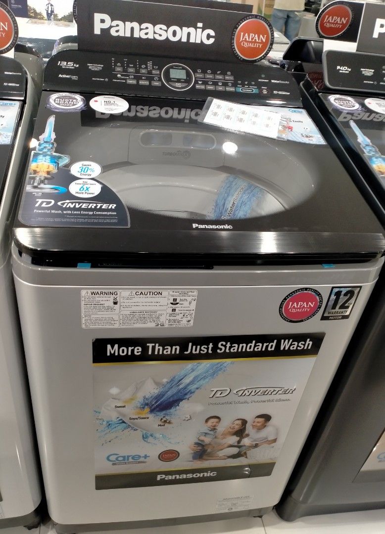PANASONIC TOP LOAD INVERTER WASHING MACHINE, TV & Home Appliances ...