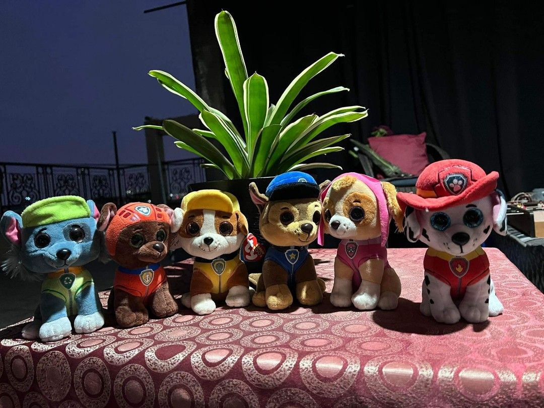 Paw patrol plushies bundle 150 each, Hobbies & Toys, Toys & Games on ...