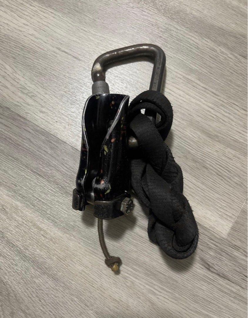 Petzl pulley cowtail Crawl Ascender Backup Device, Sports Equipment ...