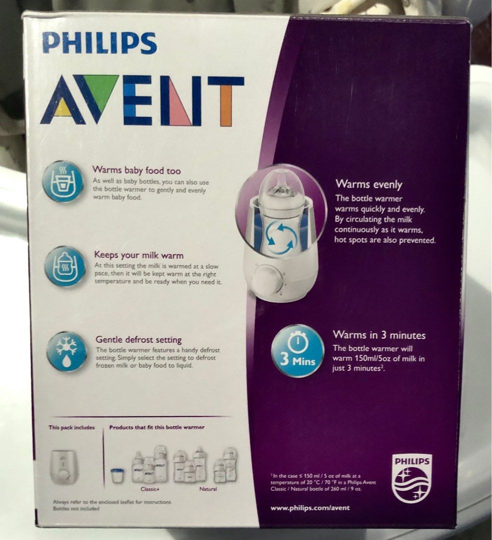 Philips Avent Bottle Warmer + Free delivery, Babies & Kids, Nursing ...