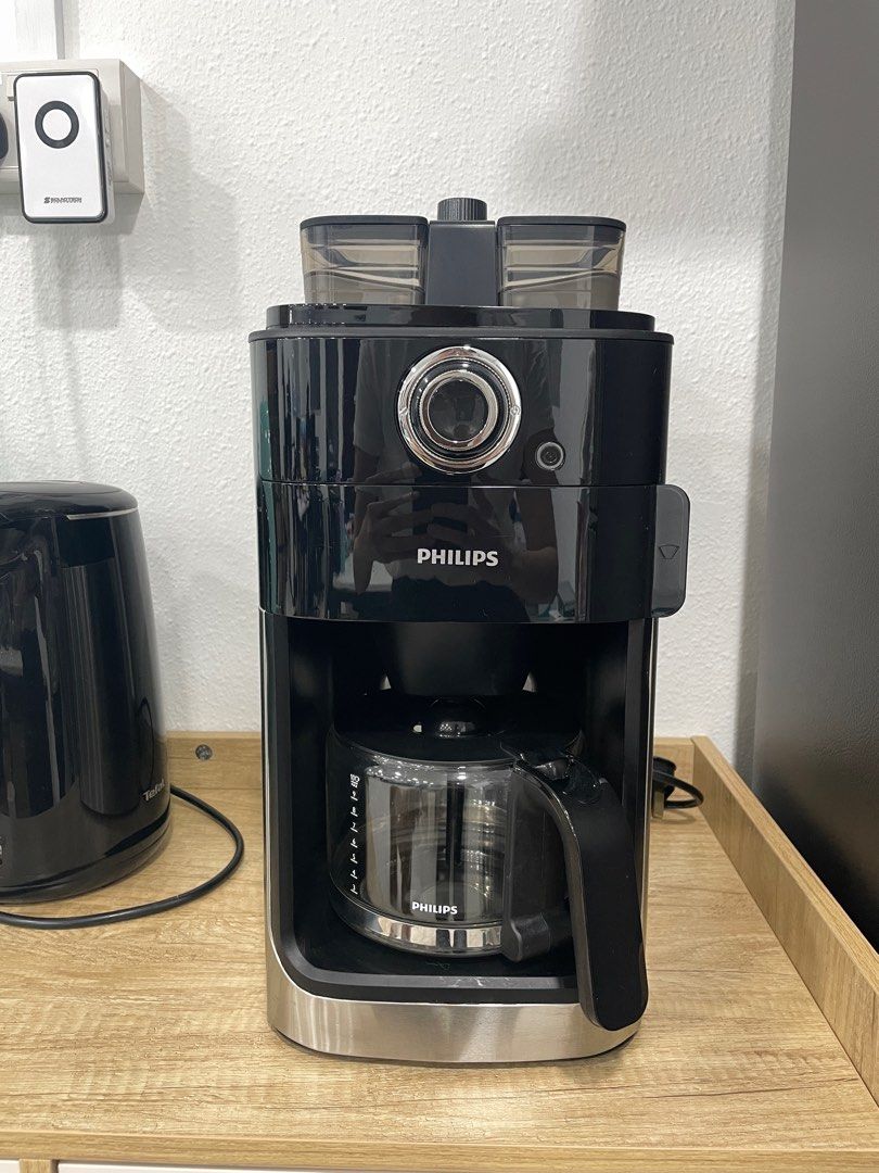 Philips Grind & Brew Coffee maker HD7762/00, TV & Home Appliances ...