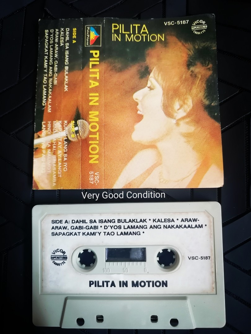 Pilita in Motion Cassette Tape Original Cassette Tapes Vintage ... Pilita in Motion Cassette Tape Original Cassette Tapes Vintage ...