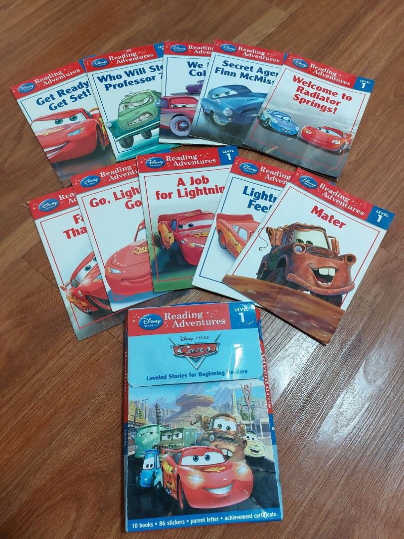 Pixar Cars Level 1 Reading Box Set, Hobbies & Toys, Books & Magazines ...