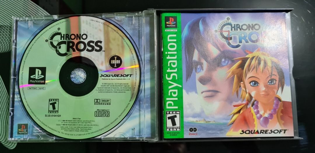 PlayStation Greatest Hits Chrono Cross NTSC U/C Black Disc, Video ...