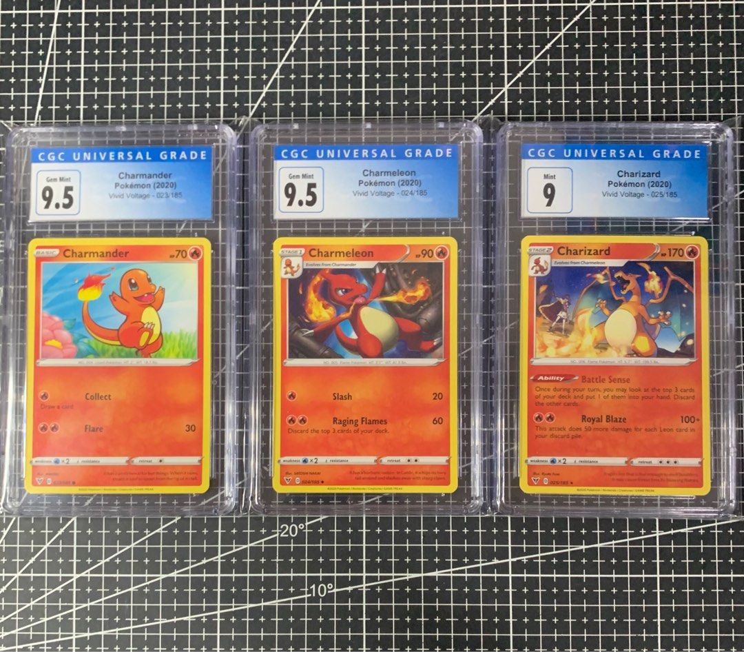 Pokemon Charizard Chameleon Charmander CGC Slab, Hobbies & Toys, Toys ...