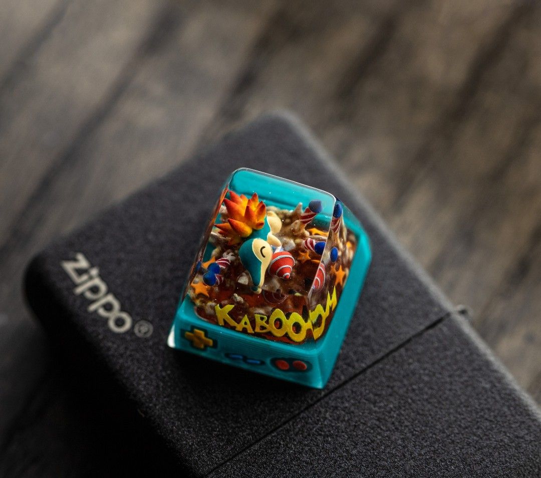 S-craft Pokemon artisan Keyboard keycaps- Cyndaquil, Computers & Tech ...